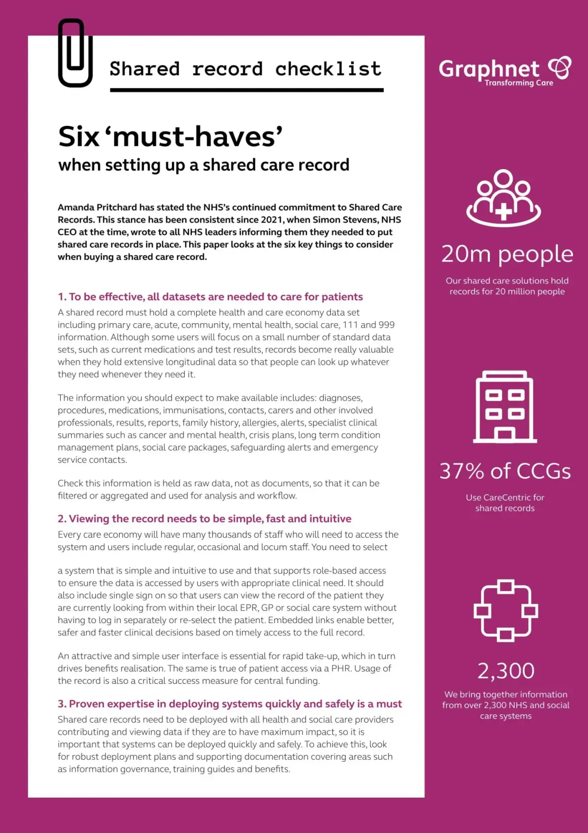 Shared Care Electronic Patient Record Software Solution | Graphnet Health